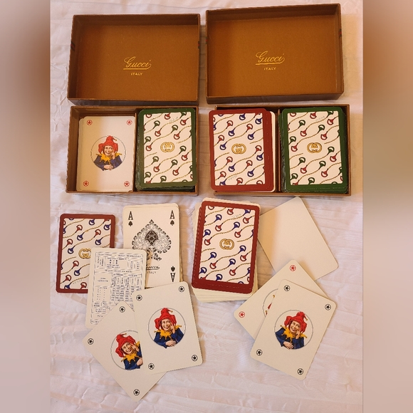 Gucci | Games | Collectors Vintage Gucci Card Set | Poshmark